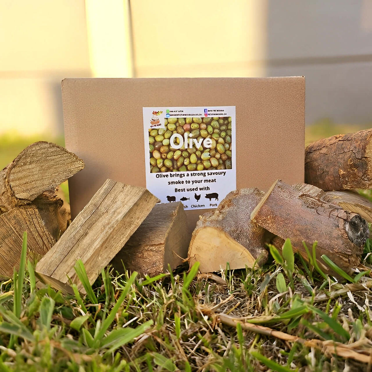 Olive Wood Smoking Chunks | Per Box